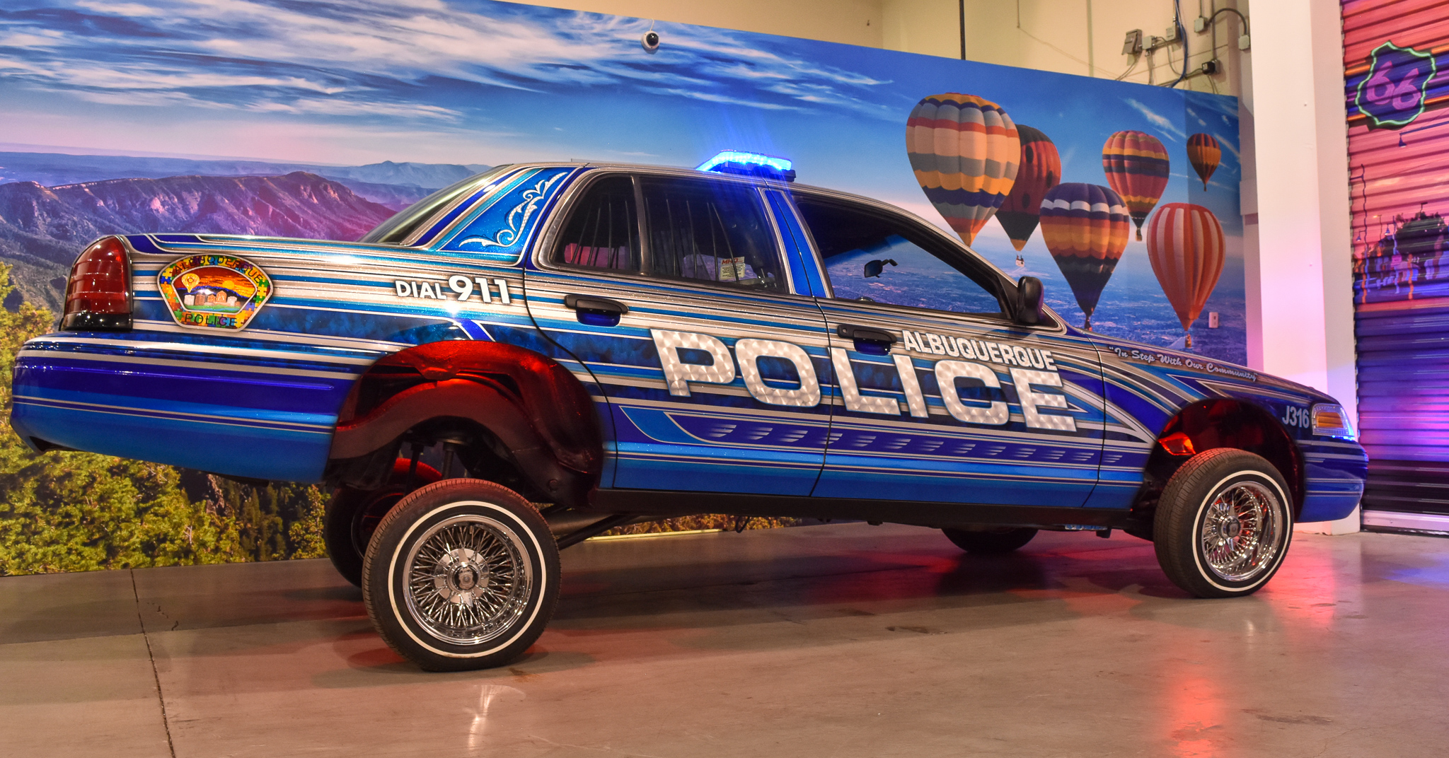 APD’s Lowrider Makes Debut at Drive-thru Car Show — City of Albuquerque