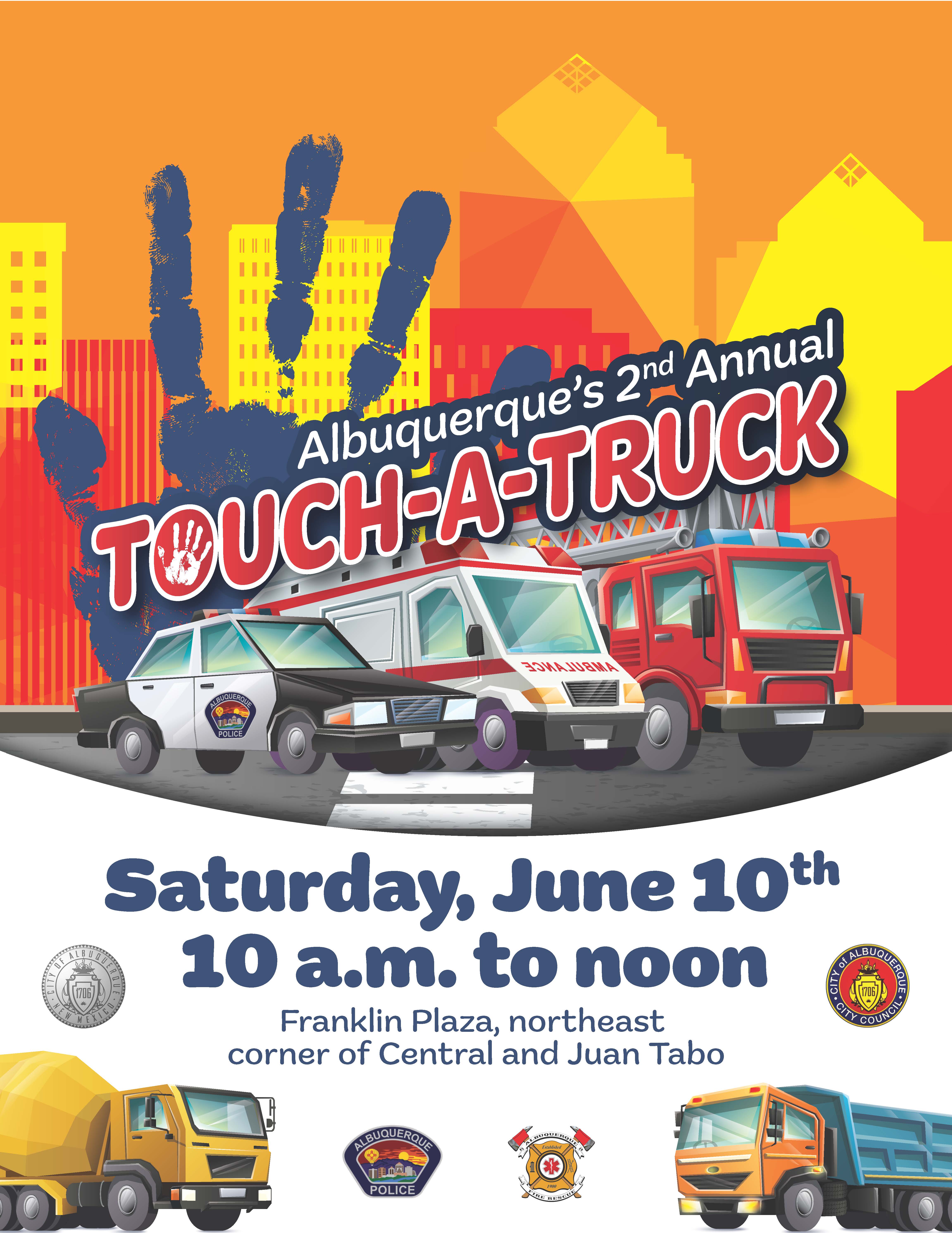 2nd Annual Touch A Truck Event at Franklin Plaza — City of Albuquerque