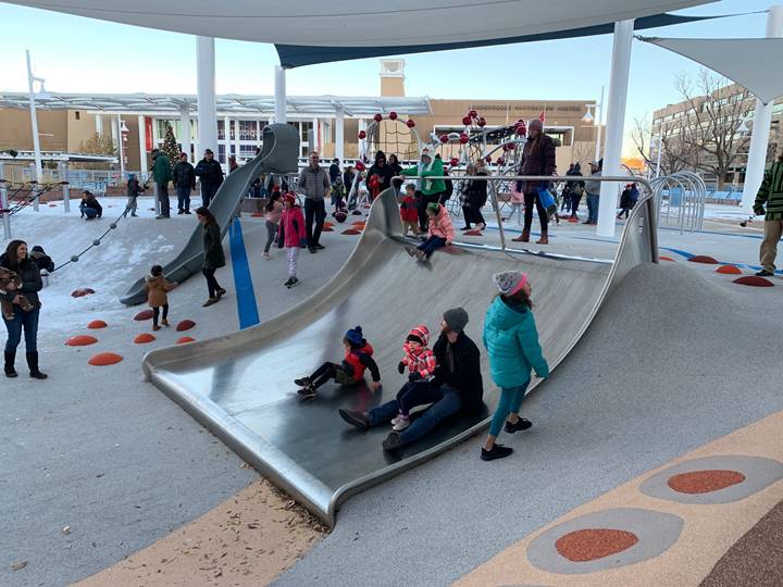 Civic Plaza Playground Open, Solar installed, as City Nears End of Two ...