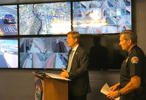 Mayor Keller Highlights APD Access to Video Cameras Along Central ...