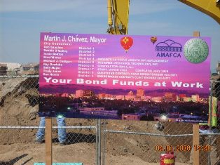 Project Sign — City of Albuquerque