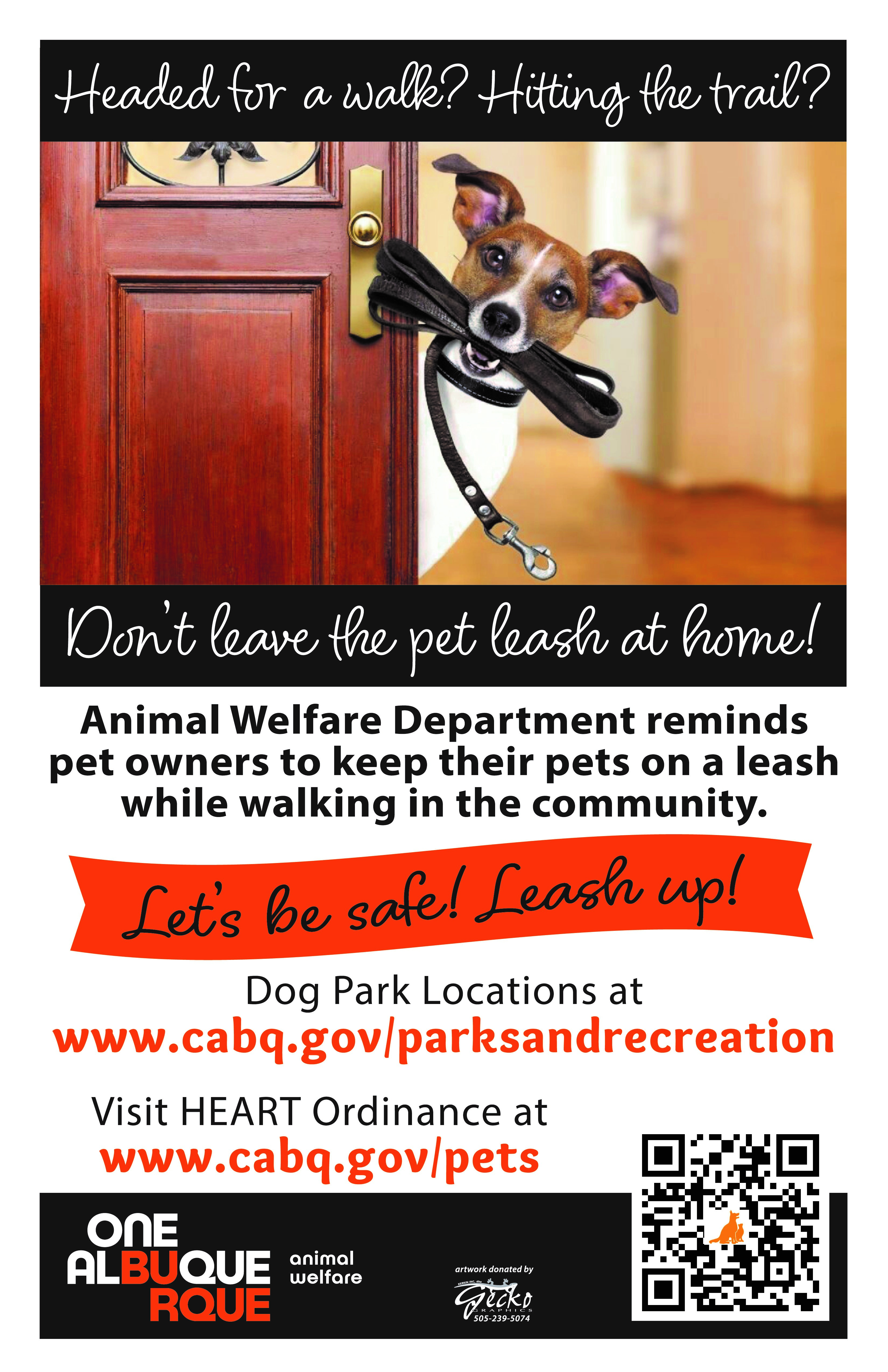 Don’t Leave the Leash at Home — City of Albuquerque