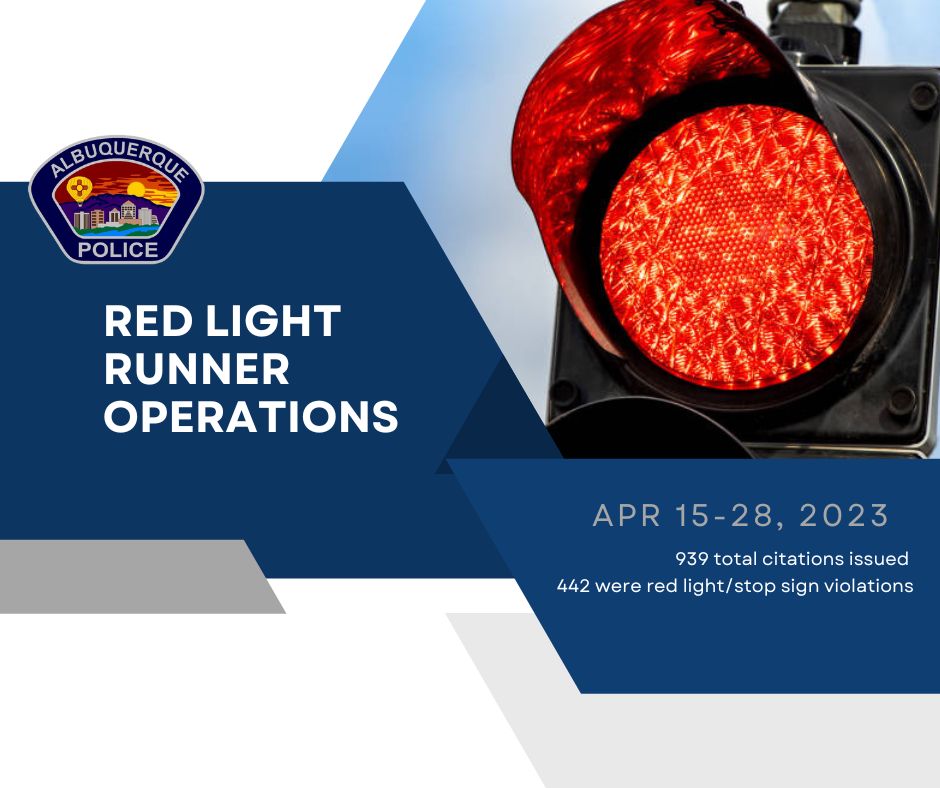 APD Issues Hundreds of Citations During Red Light Runner Operations ...