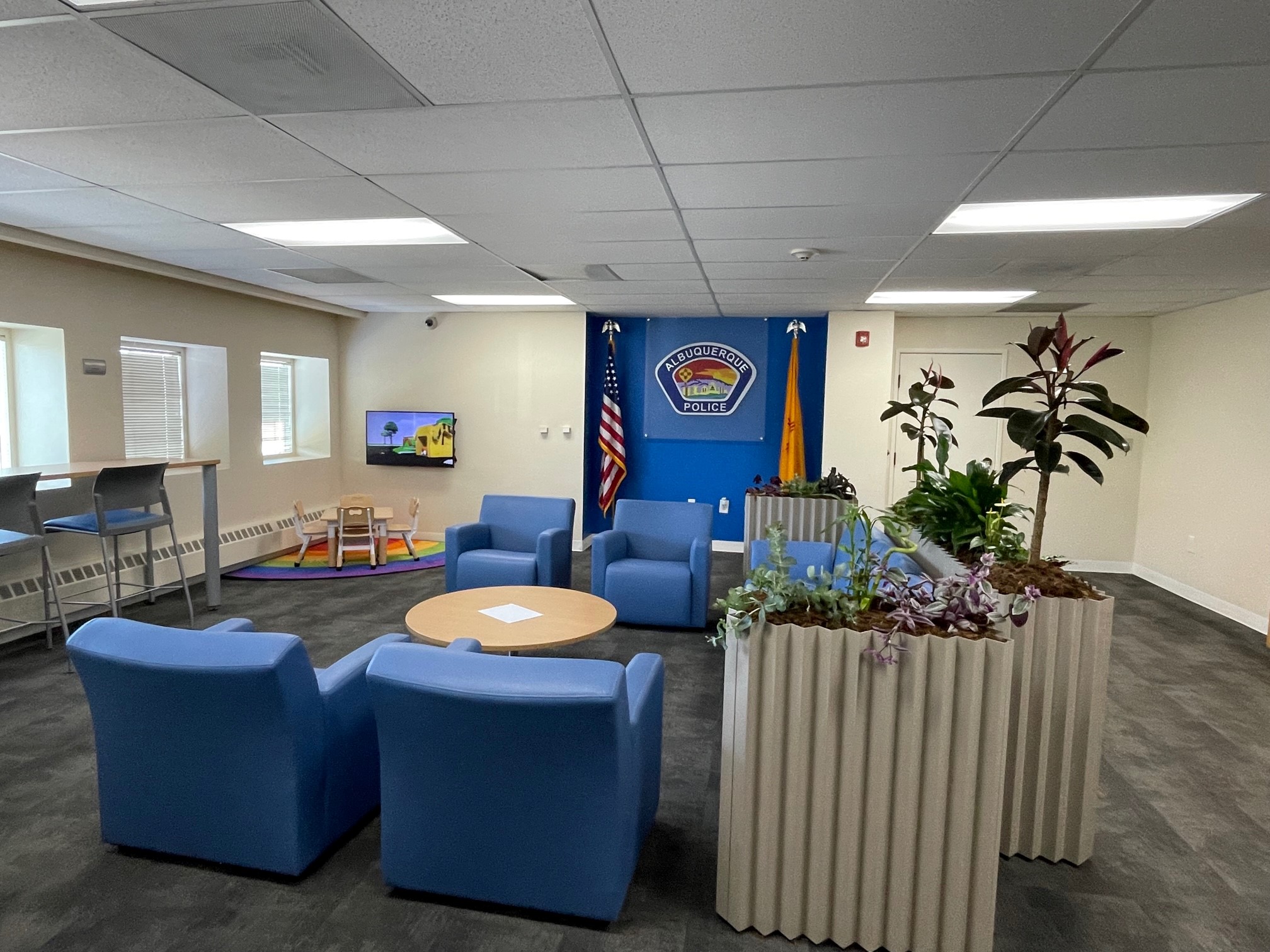 APD unveils remodeled Family Advocacy Center lobby — City of Albuquerque