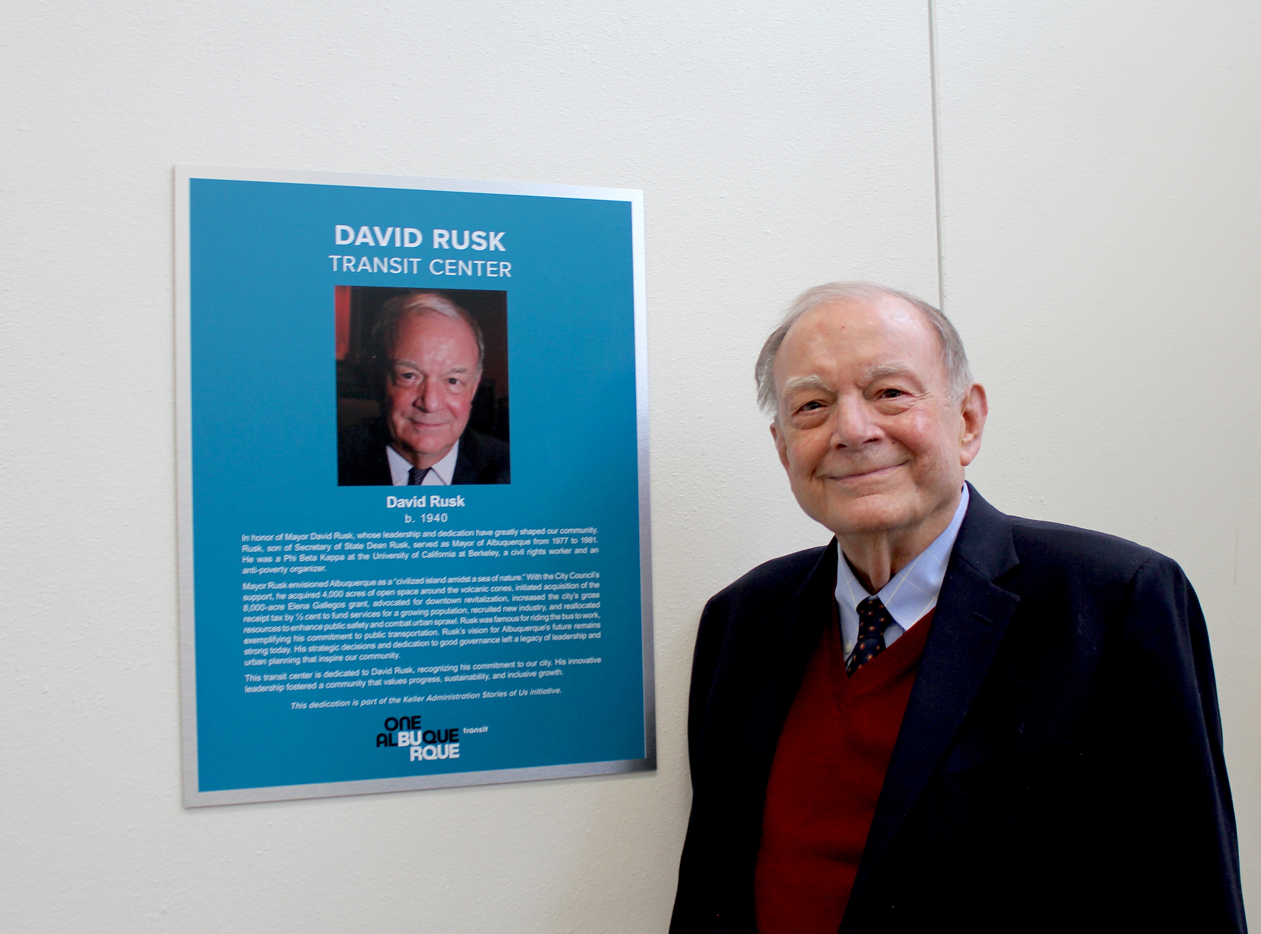 “Stories of Us” Honors Former Mayor David Rusk — City of Albuquerque