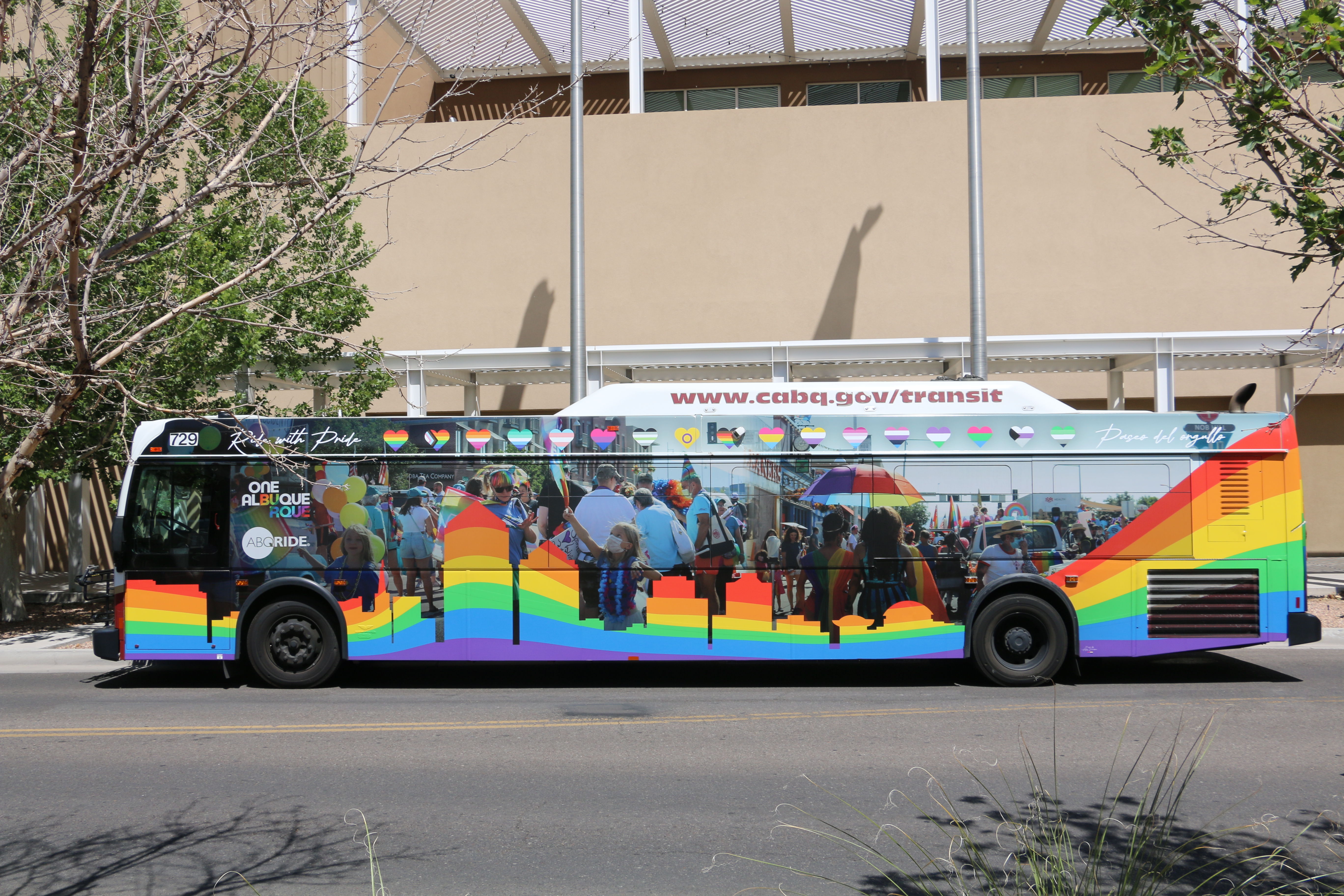 City Unveils New Pride Bus Wrap — City of Albuquerque