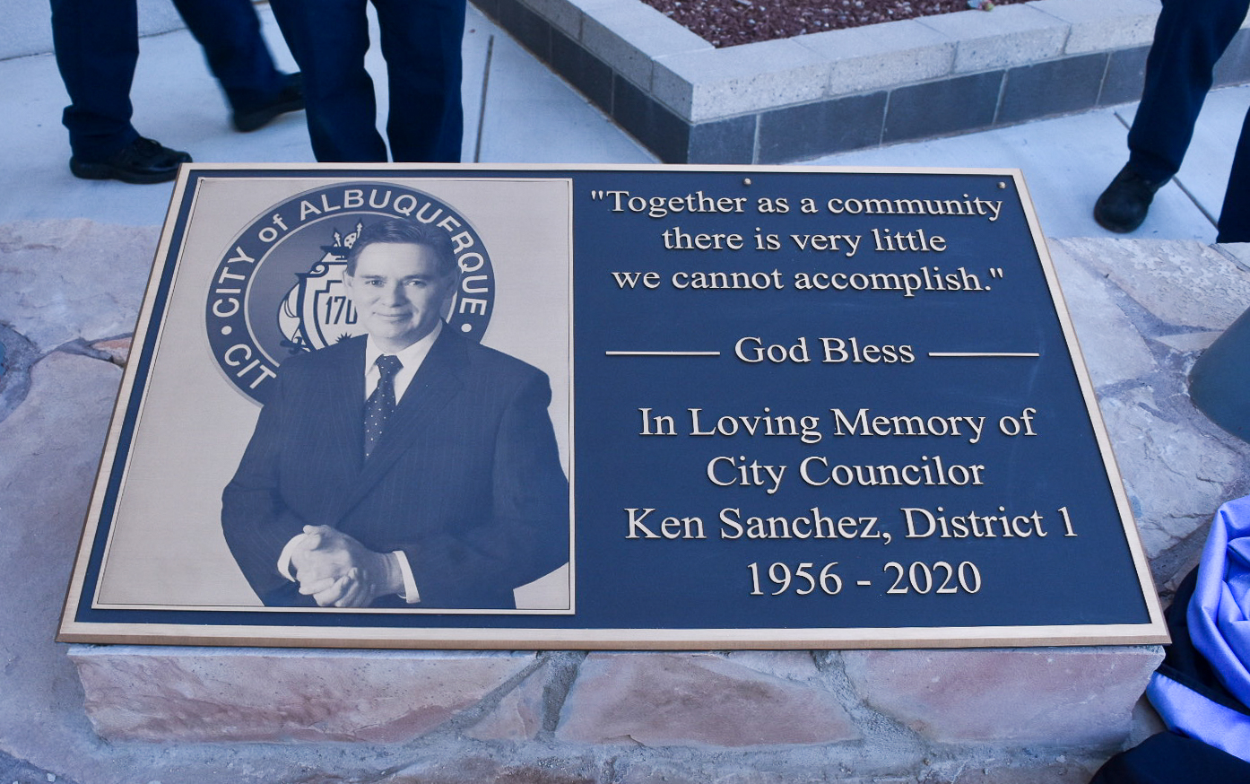 Albuquerque Fire Station 7 Dedicated to Late City Councilor Ken Sanchez ...